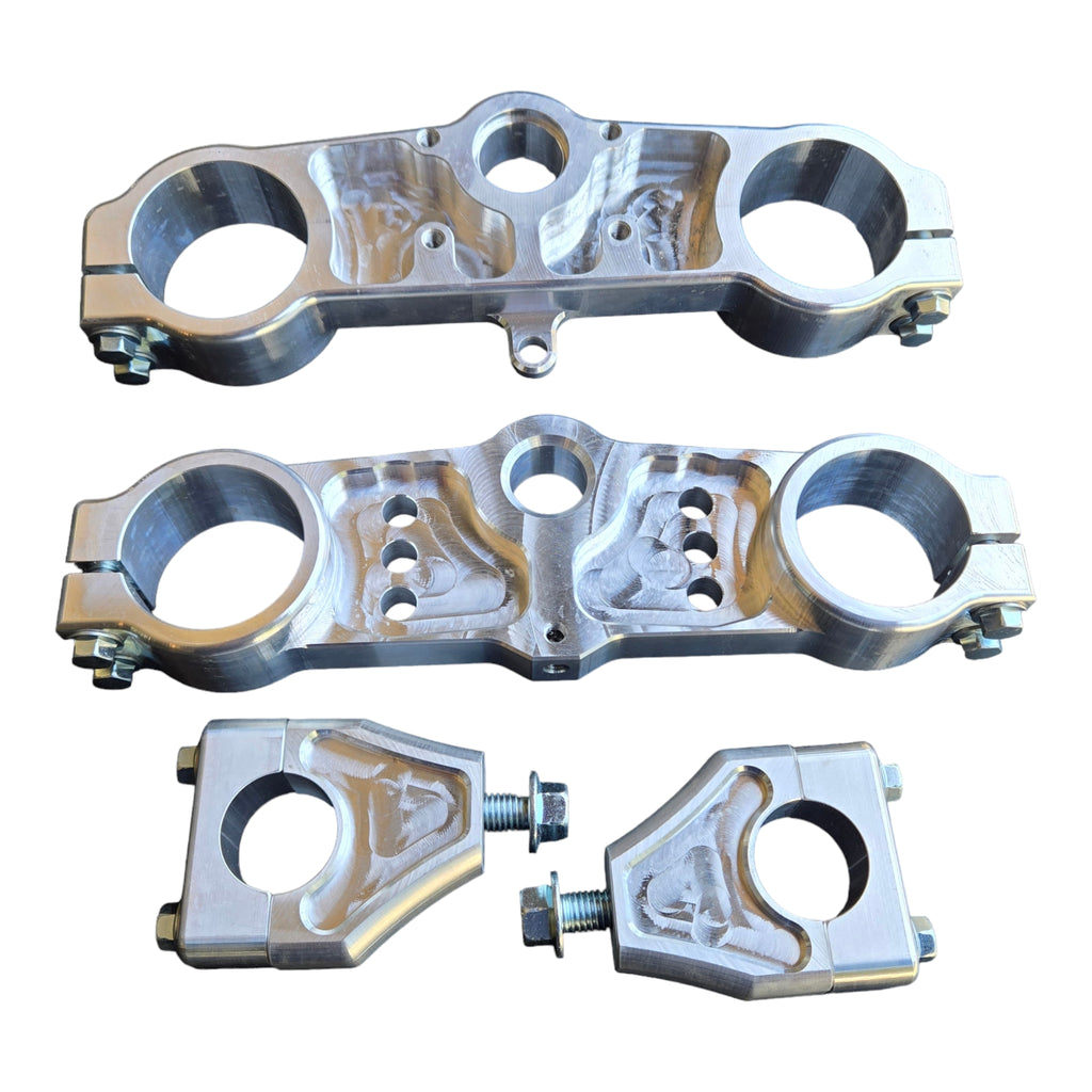 Kawasaki KX85/KX100/KX112 Triple Clamp Set – RSW Racing and CNC Machining
