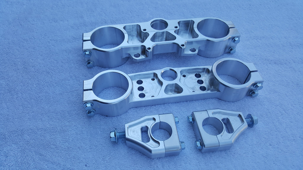 Honda XR650R Triple Stock Clamp Set – RSW Racing and CNC Machining